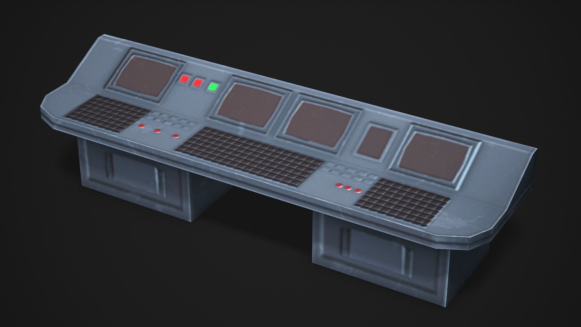 3D model Control Panel - Low Poly Game Ready VR / AR / low-poly | CGTrader