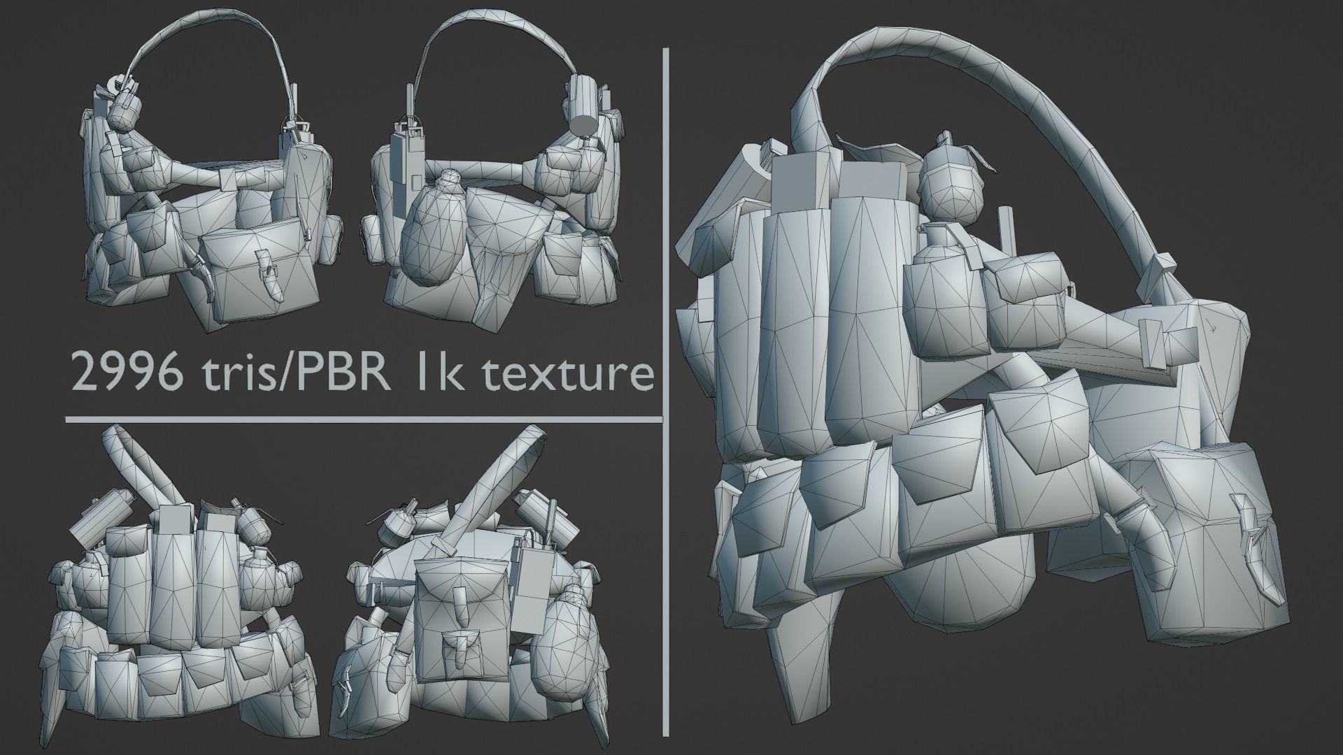 3D model tactical vest VR / AR / low-poly | CGTrader