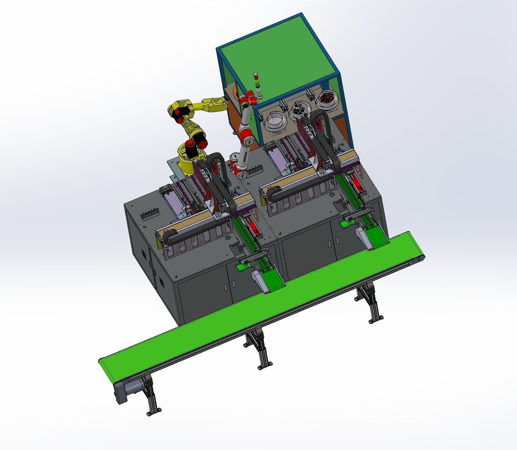 Panel automatic assembly line 3D model | CGTrader