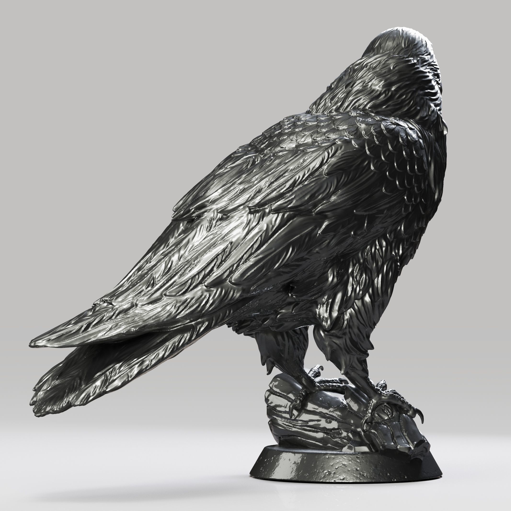 Raven 3D model 3D printable | CGTrader