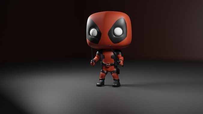 Deadpool Funko Pop 3D model | CGTrader