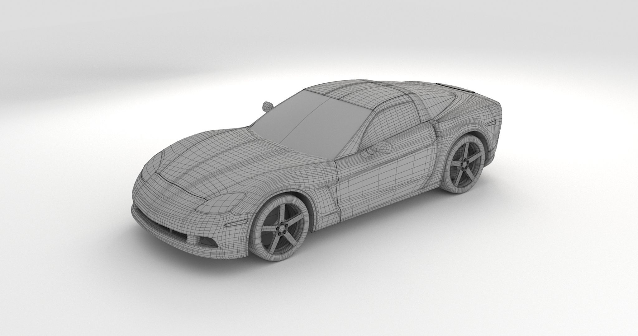 Chevrolet Corvette C6 3D model | CGTrader