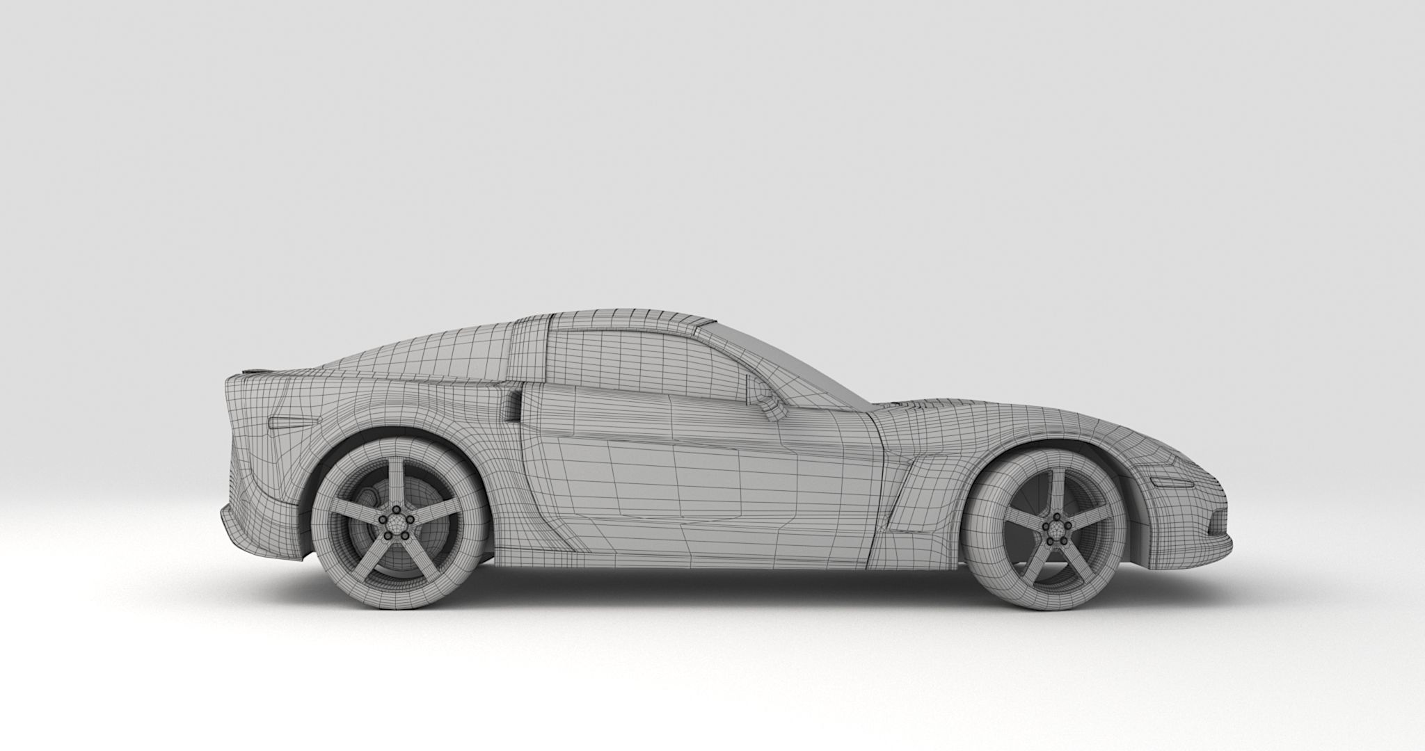 Chevrolet Corvette C6 3D model | CGTrader