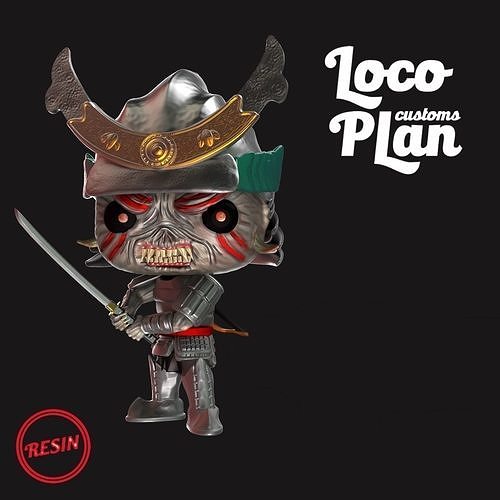 Eddie Senjutsu Custom Funko 3D model 3D printable | CGTrader