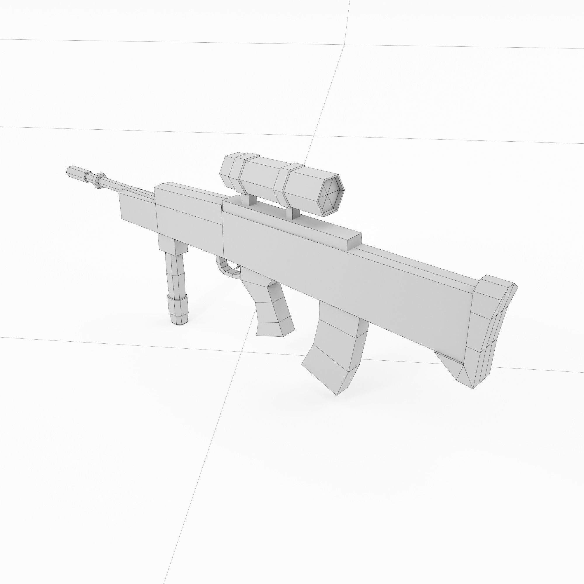 3D model SA80 assault rifle gun VR / AR / low-poly | CGTrader