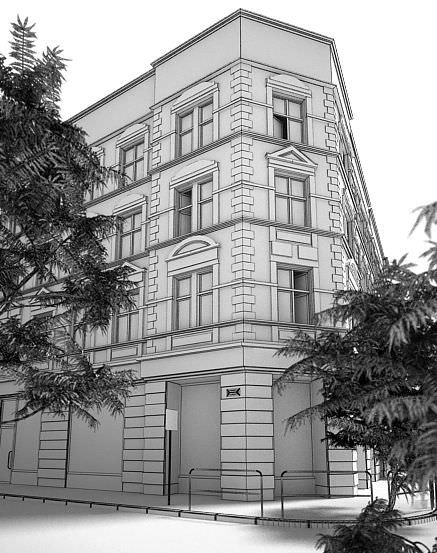 Ordinary Building Scene 3D model | CGTrader