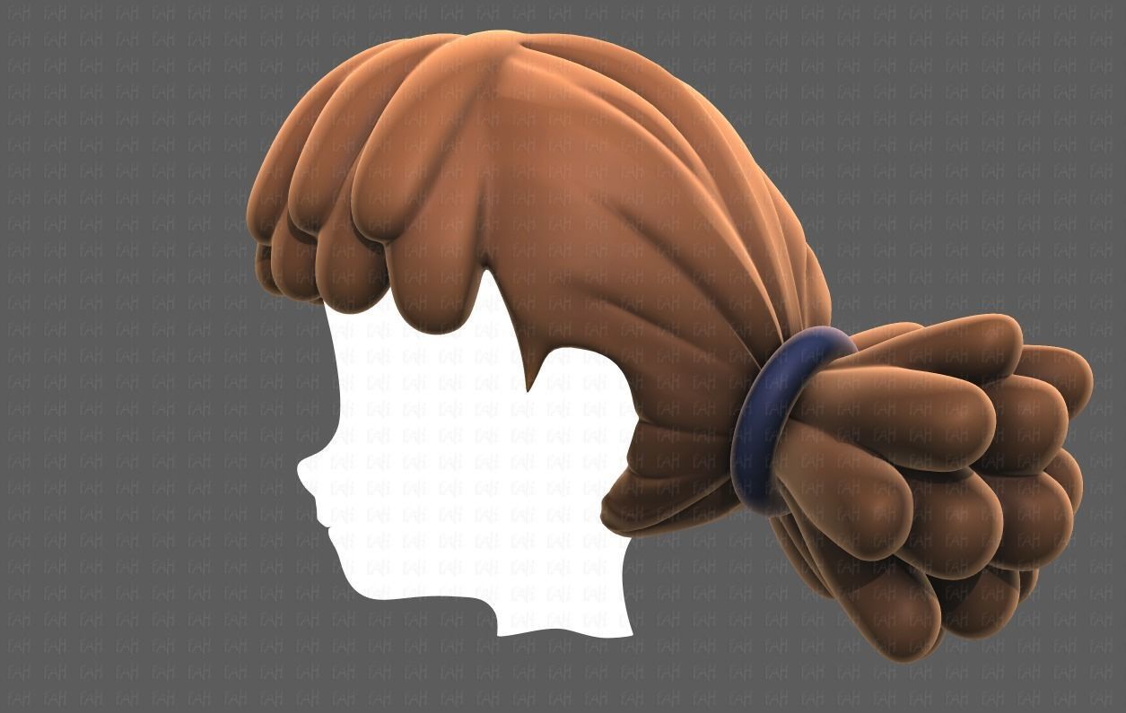 3D model Base Hair for girl V46 VR / AR / low-poly | CGTrader