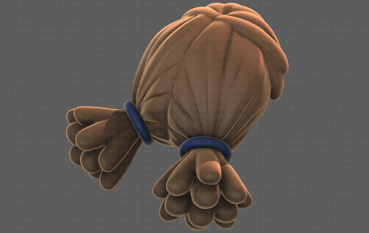 3D model Base Hair for girl V46 VR / AR / low-poly | CGTrader