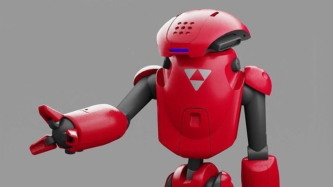 UTILITY BOT SOPHY RIGGED 3D model rigged | CGTrader