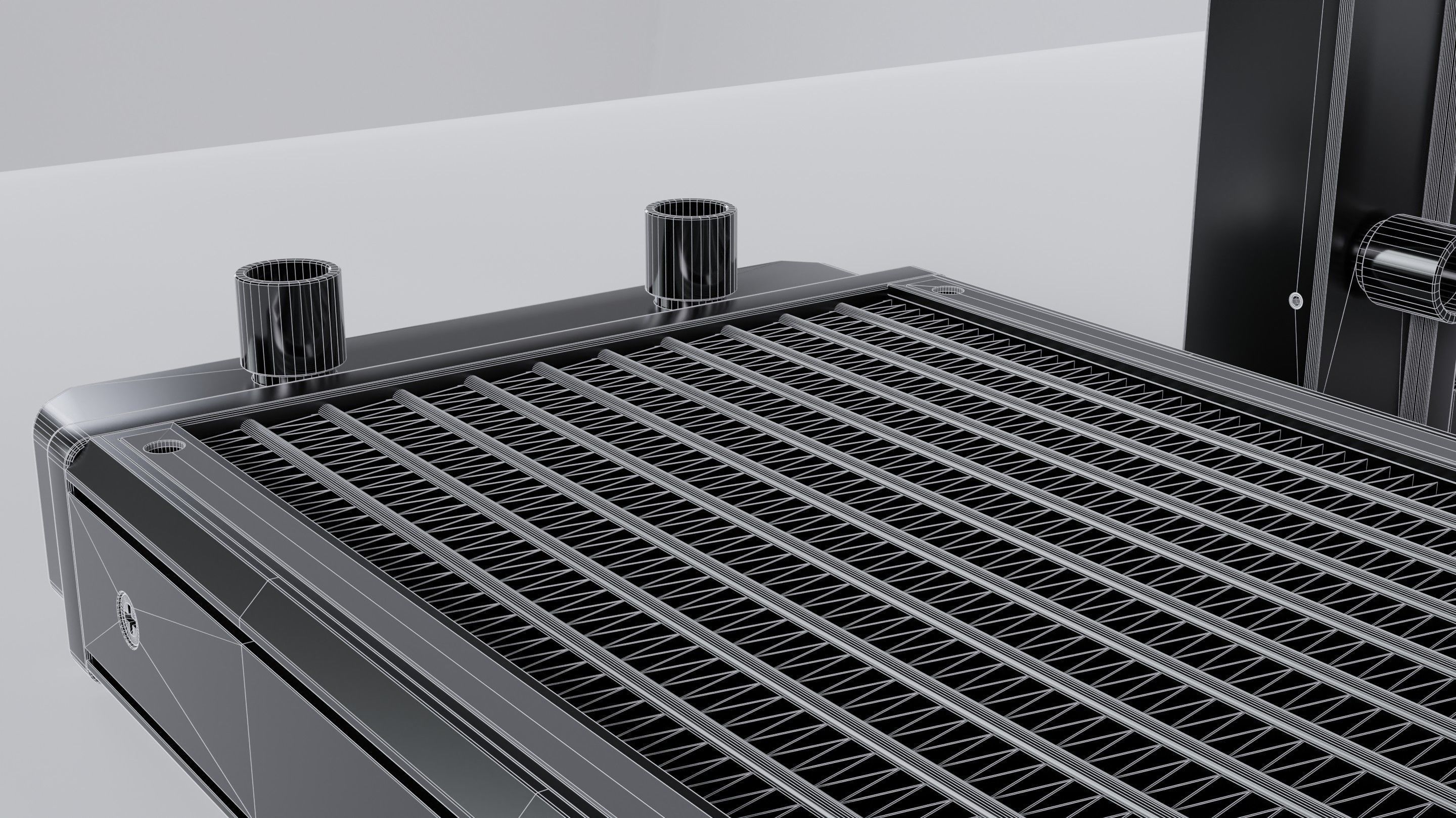 Water cooling radiator - 240 mm 3D model | CGTrader