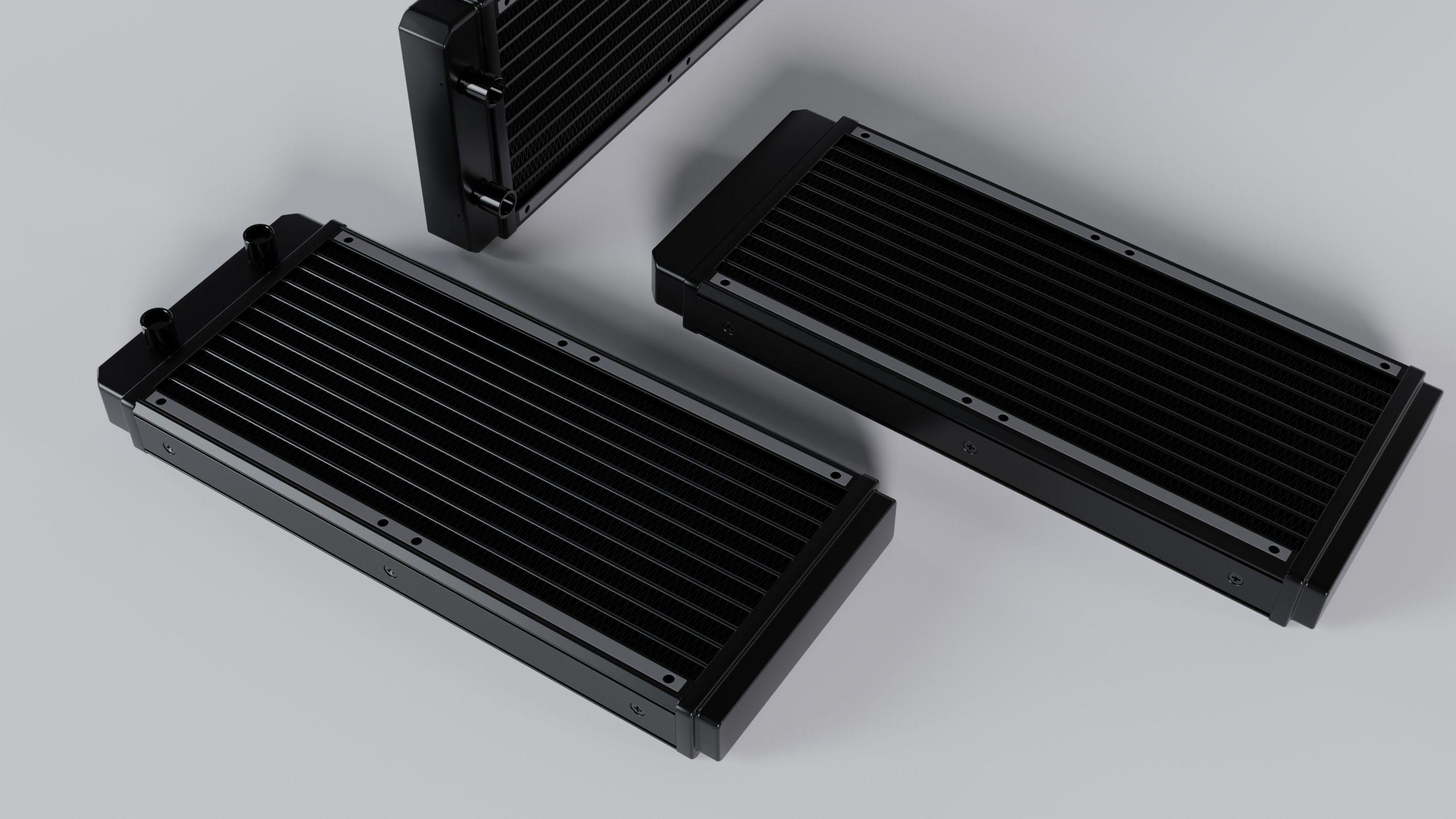 Water cooling radiator - 240 mm 3D model | CGTrader