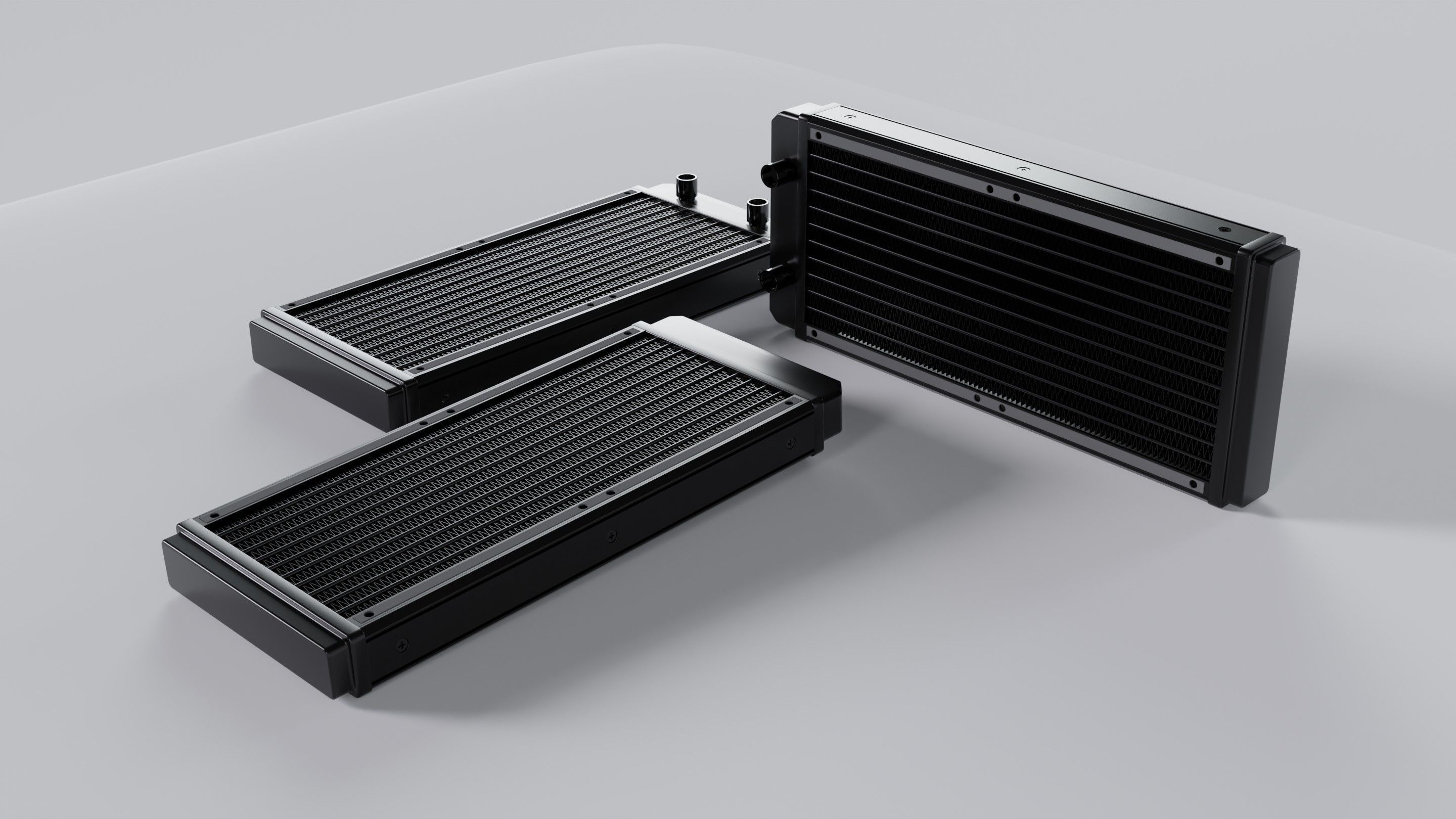 Water cooling radiator - 240 mm 3D model | CGTrader