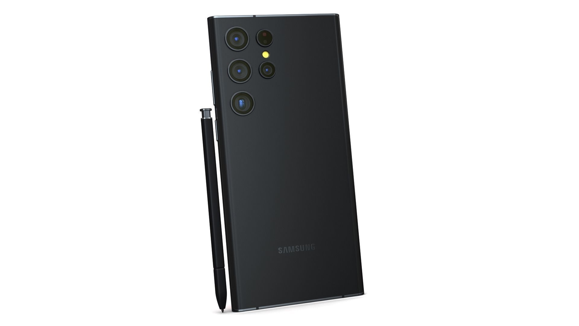 3D model Samsung Galaxy S22 Ultra Phantom Black VR / AR / low-poly ...