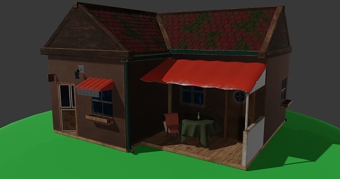 3D model Shop Model VR / AR / low-poly | CGTrader
