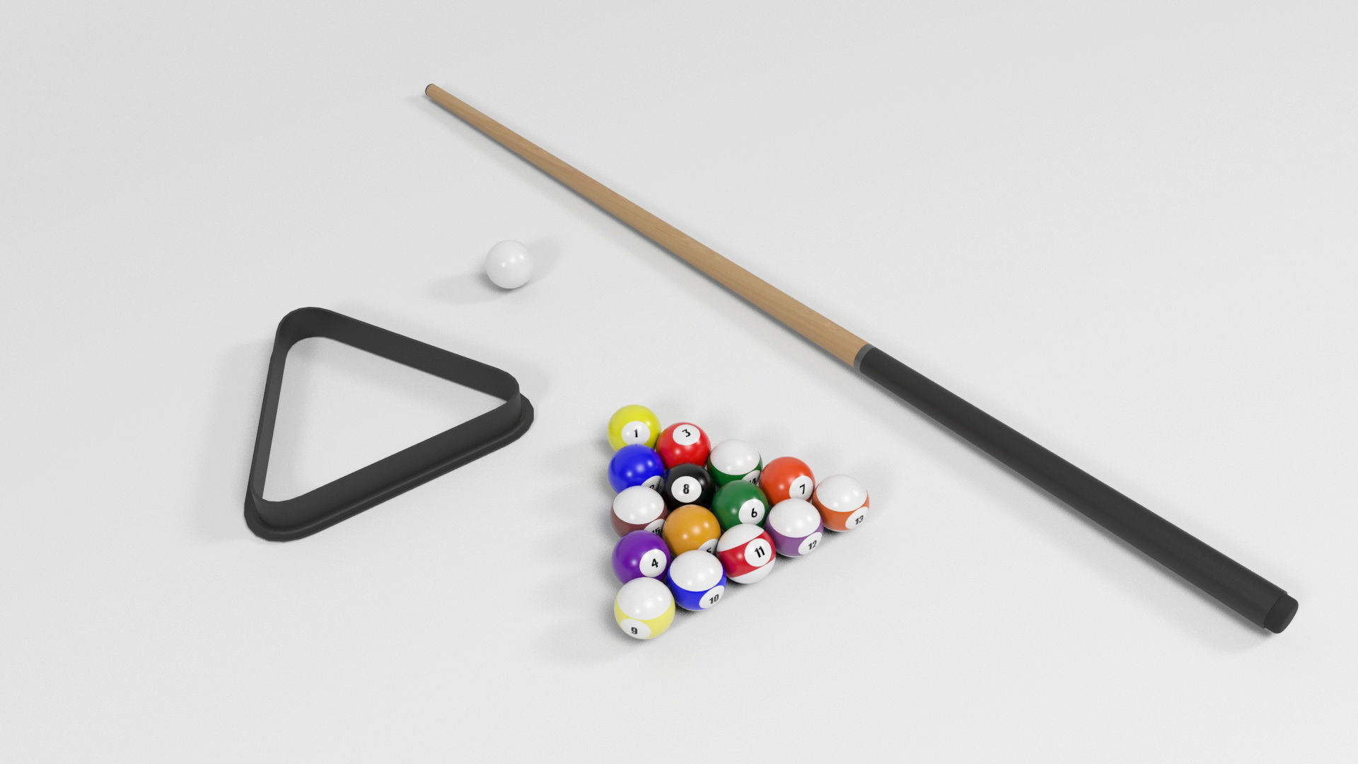 3D model Billiar Props VR / AR / low-poly | CGTrader