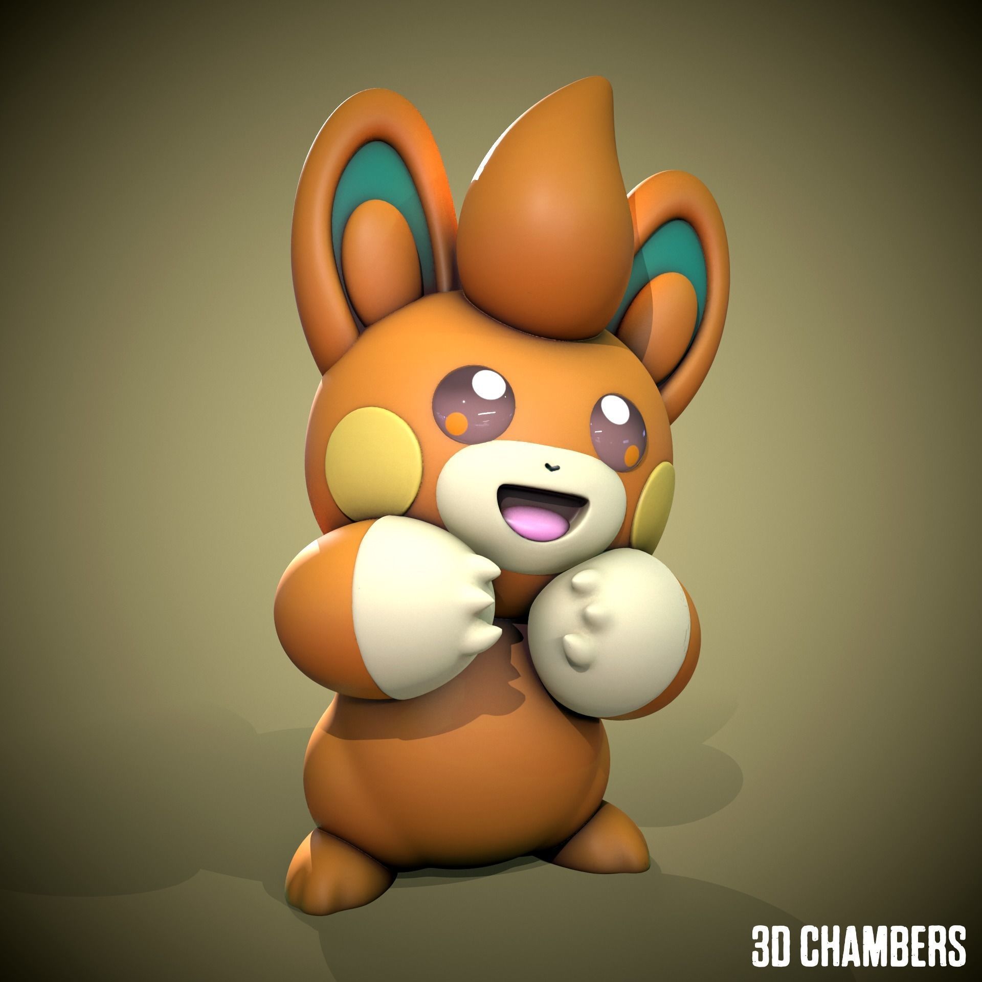 PAWMI STL - POKEMON SCARLET POKEMON VIOLET 3D model 3D printable | CGTrader