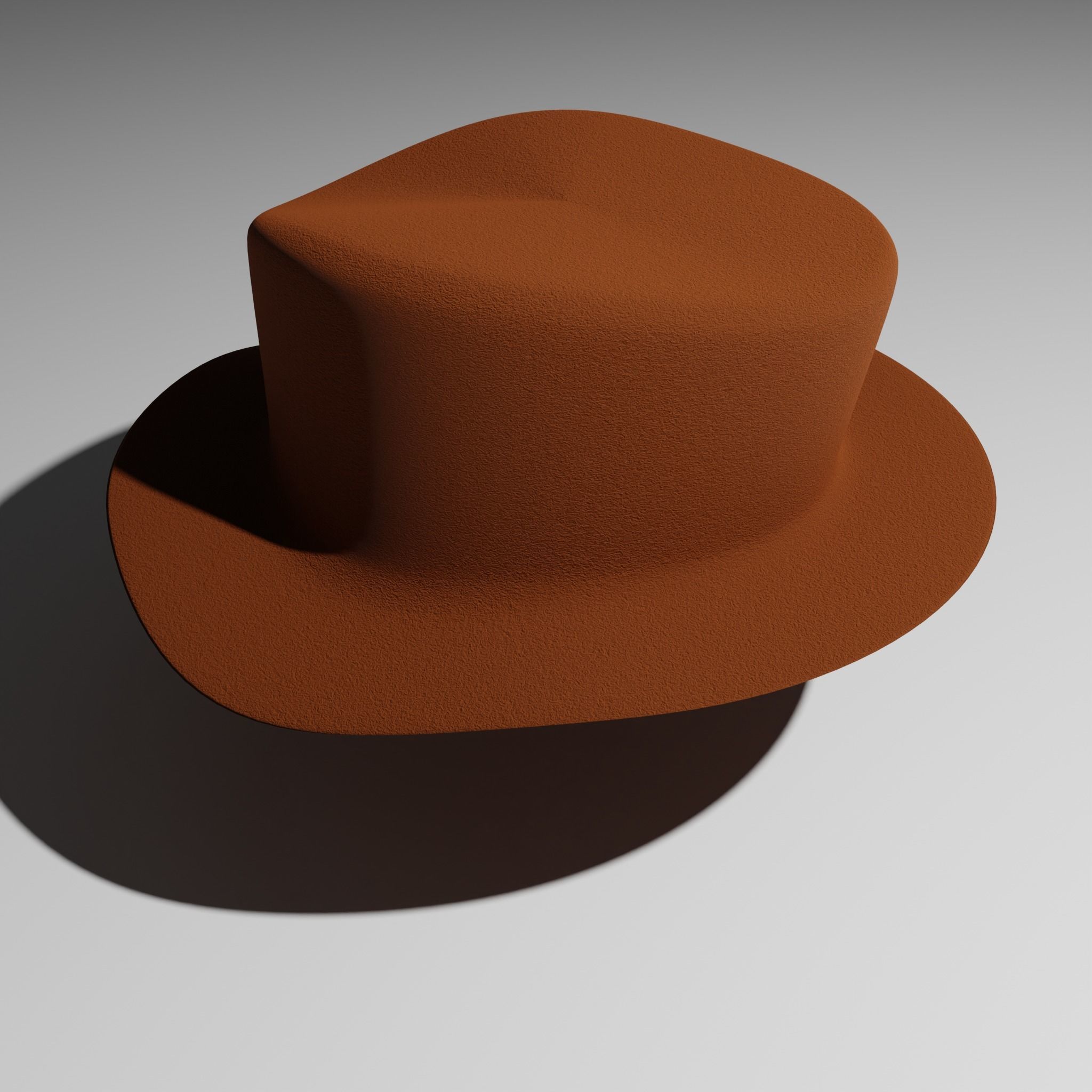 3D model Tophat top hat VR / AR / low-poly | CGTrader