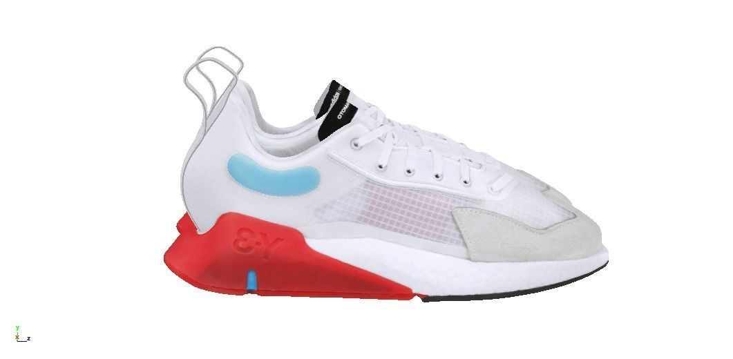 adidas Y-3 Orisan Yohji Yamamoto sneaker 3D model | CGTrader