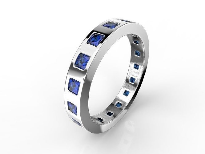 Simple Ring 3D model 3D printable | CGTrader