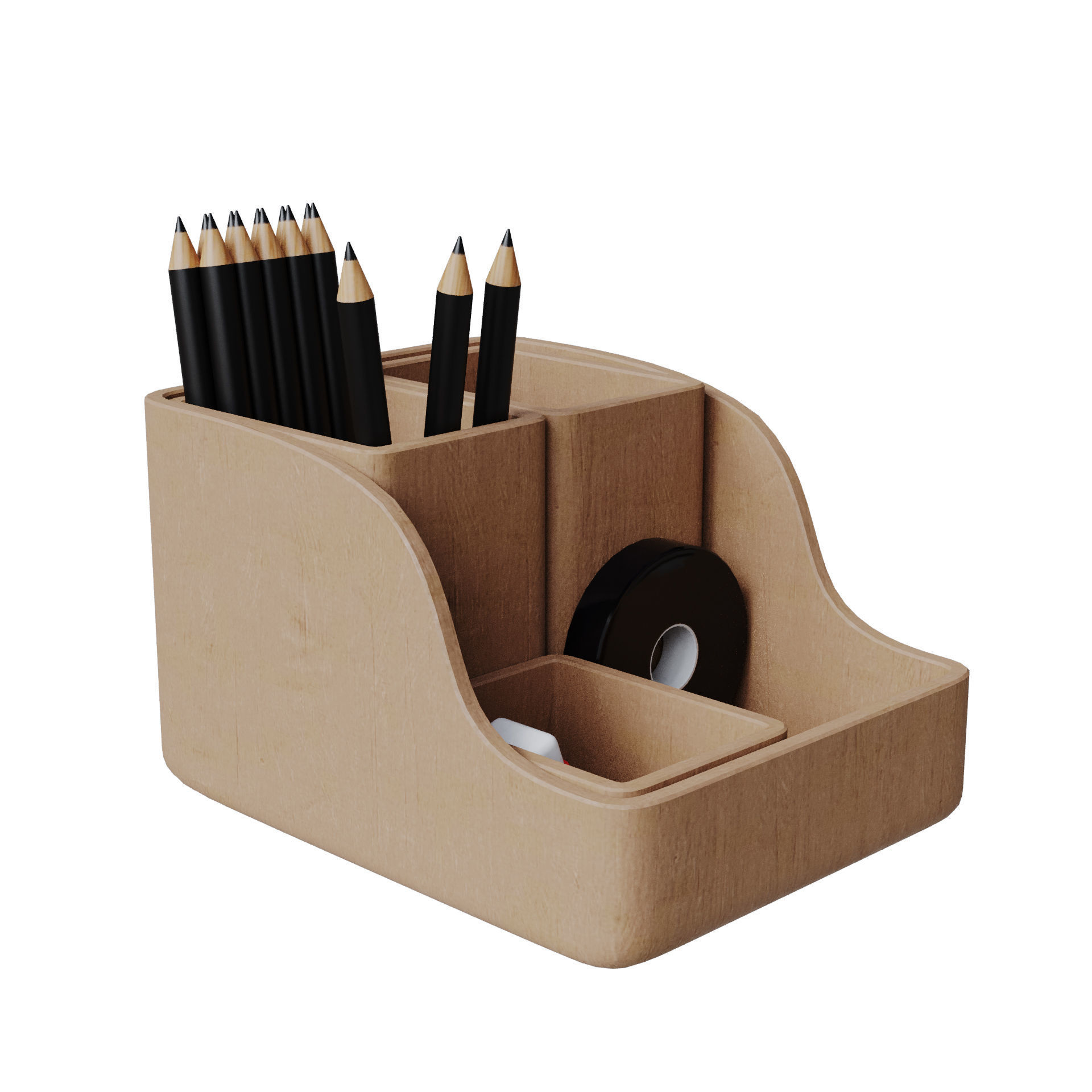 Desk Utensils 002 3D model | CGTrader