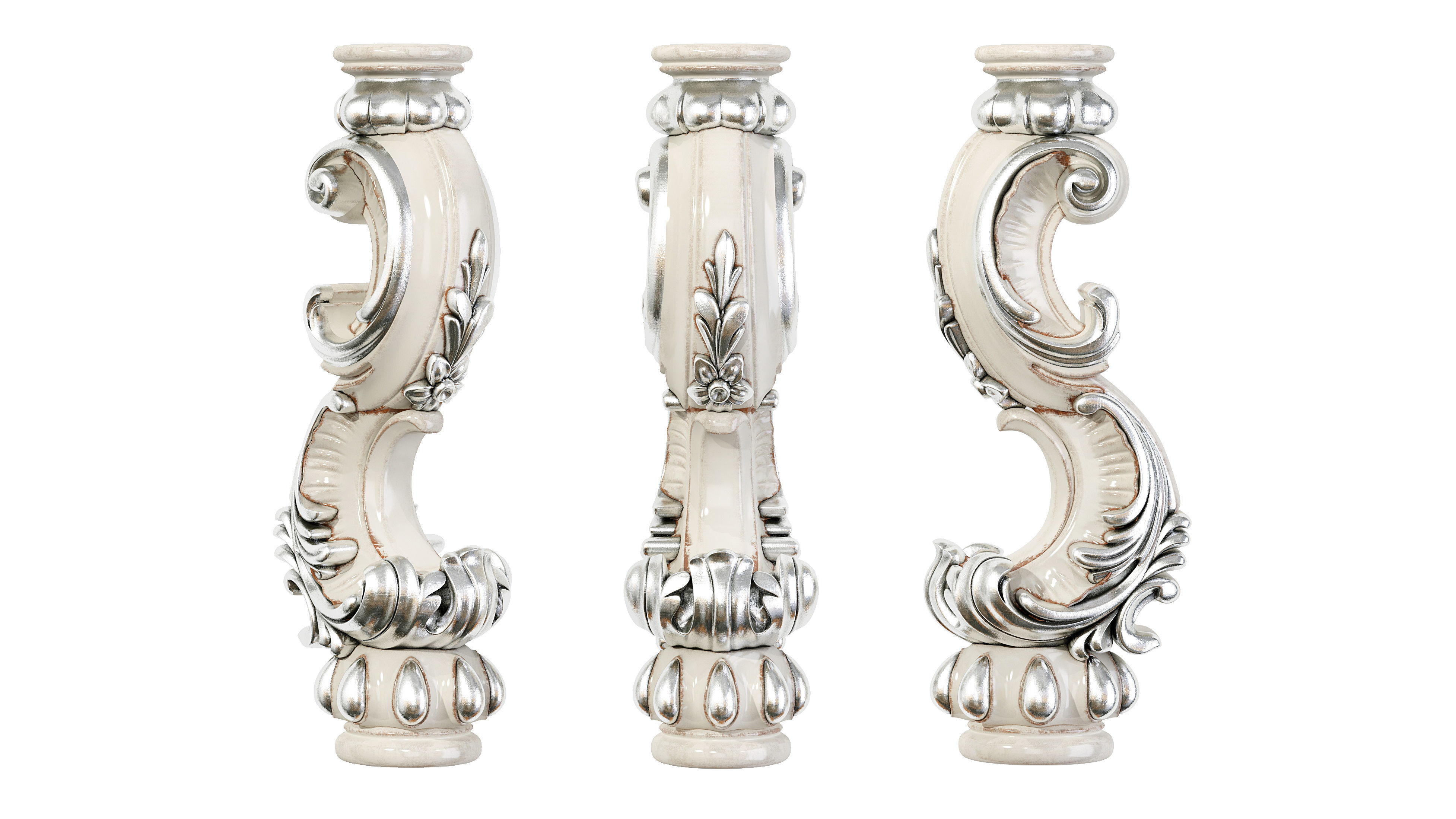 Classic leg 050 3D model | CGTrader