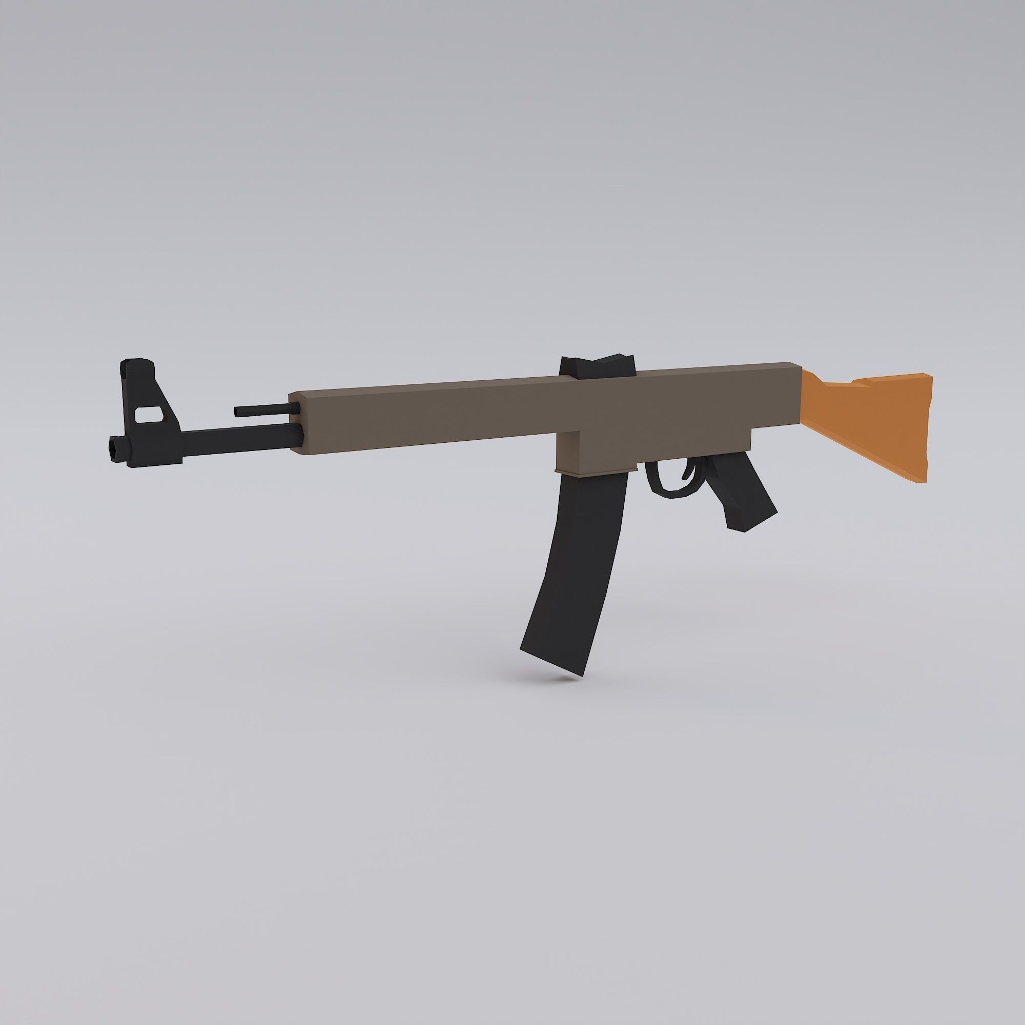 3D model STG 44 German assault rifle VR / AR / low-poly | CGTrader