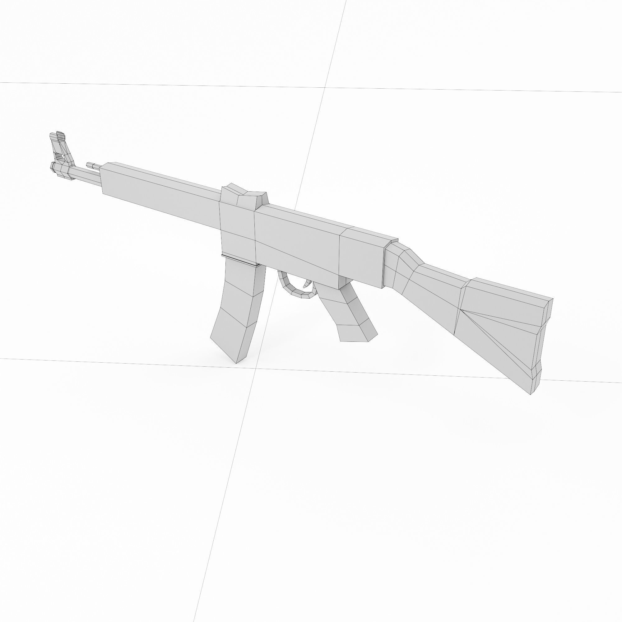 3D model STG 44 German assault rifle VR / AR / low-poly | CGTrader