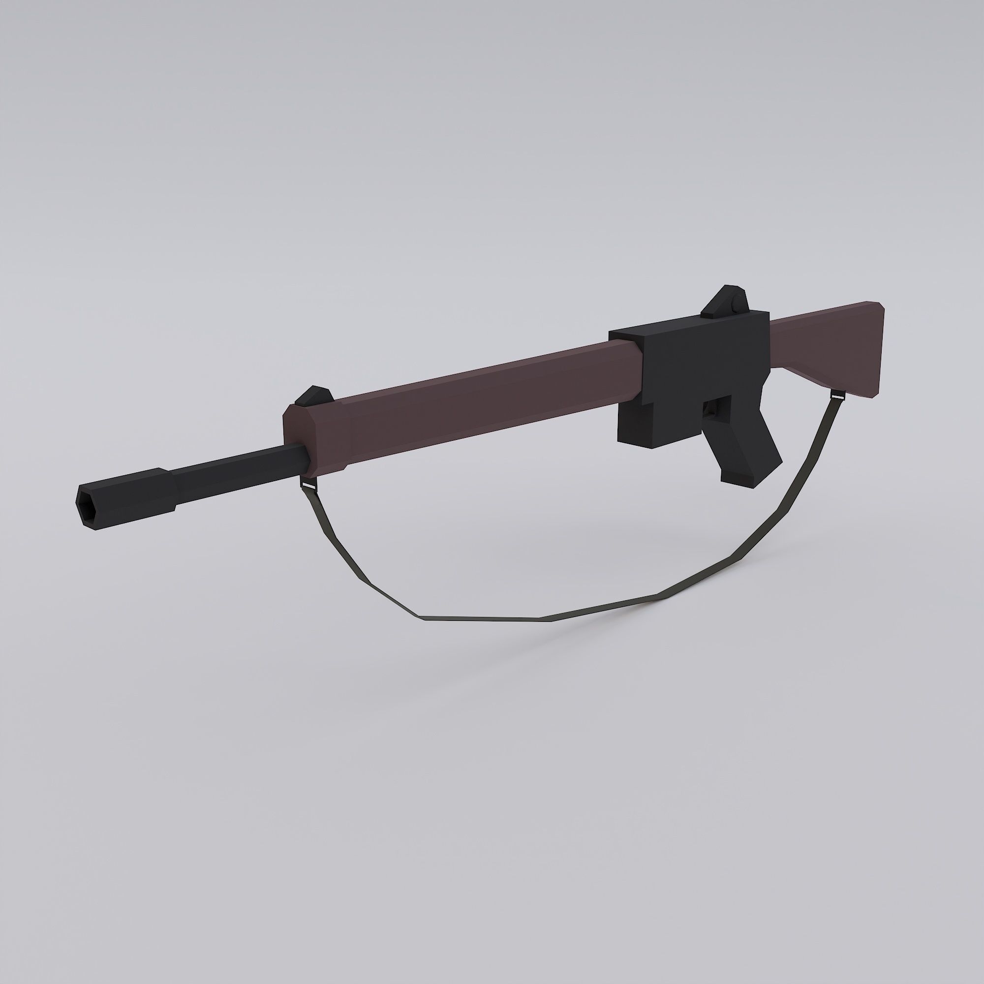 3D model T65 assault rifle VR / AR / low-poly | CGTrader