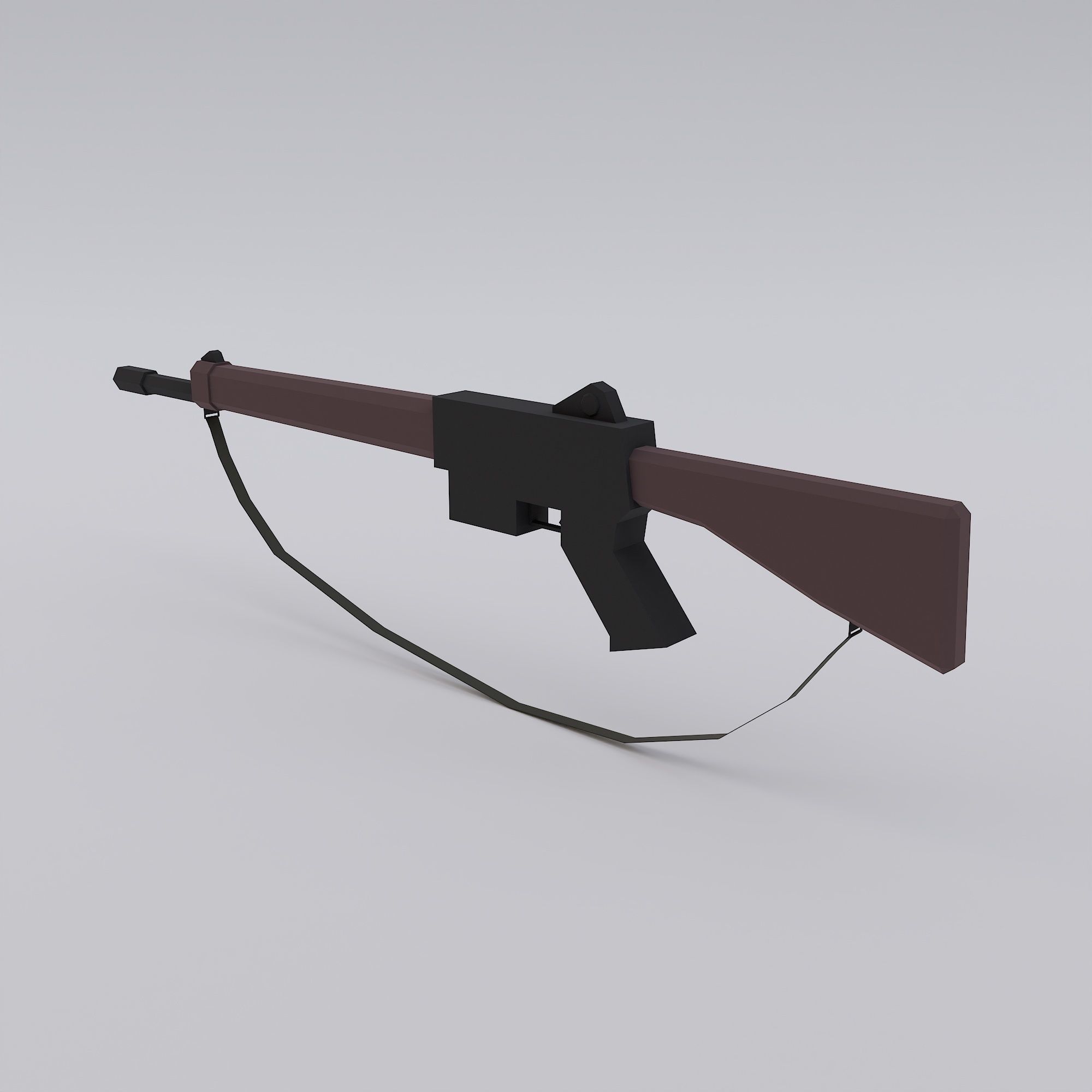 3D model T65 assault rifle VR / AR / low-poly | CGTrader