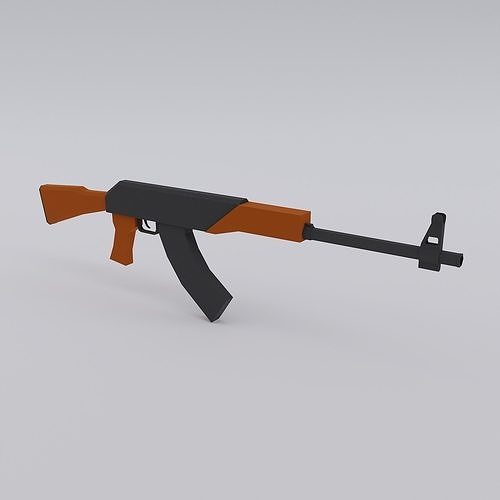 3D model TKB 517 assault rifle VR / AR / low-poly | CGTrader