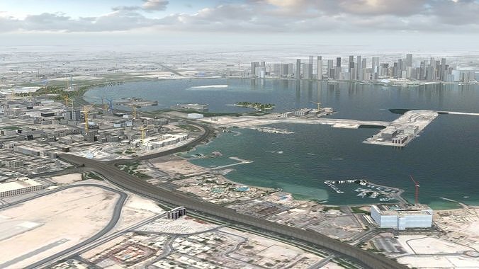 3D model Qatar City Doha VR / AR / low-poly | CGTrader