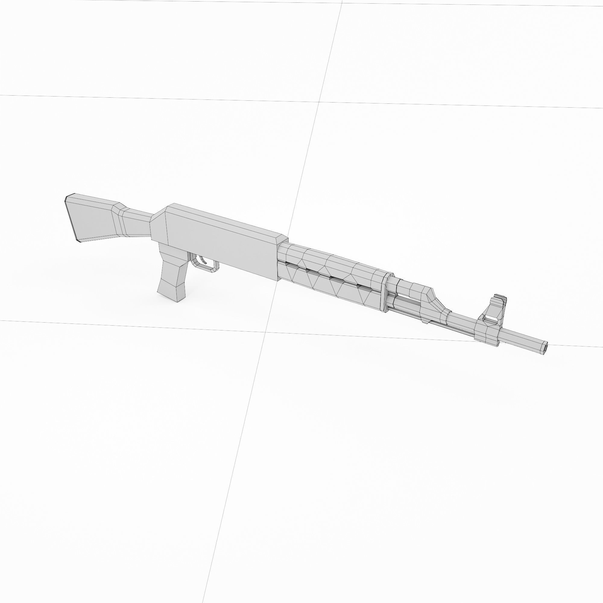 3D model Type 58 assault rifle VR / AR / low-poly | CGTrader