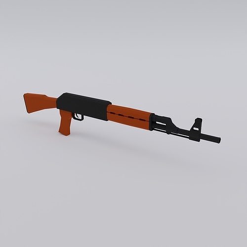 3D model Type 58 assault rifle VR / AR / low-poly | CGTrader