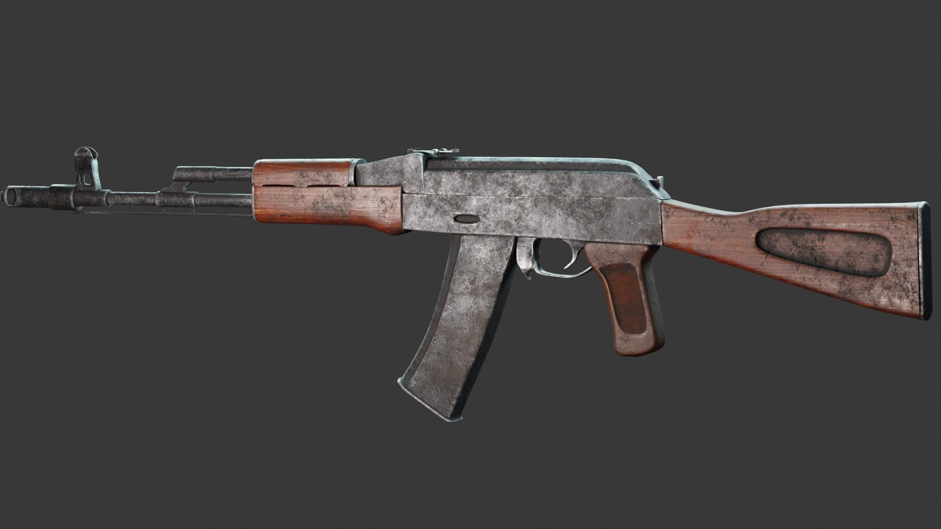 AK-74 ak - rifle free VR / AR / low-poly 3D model | CGTrader