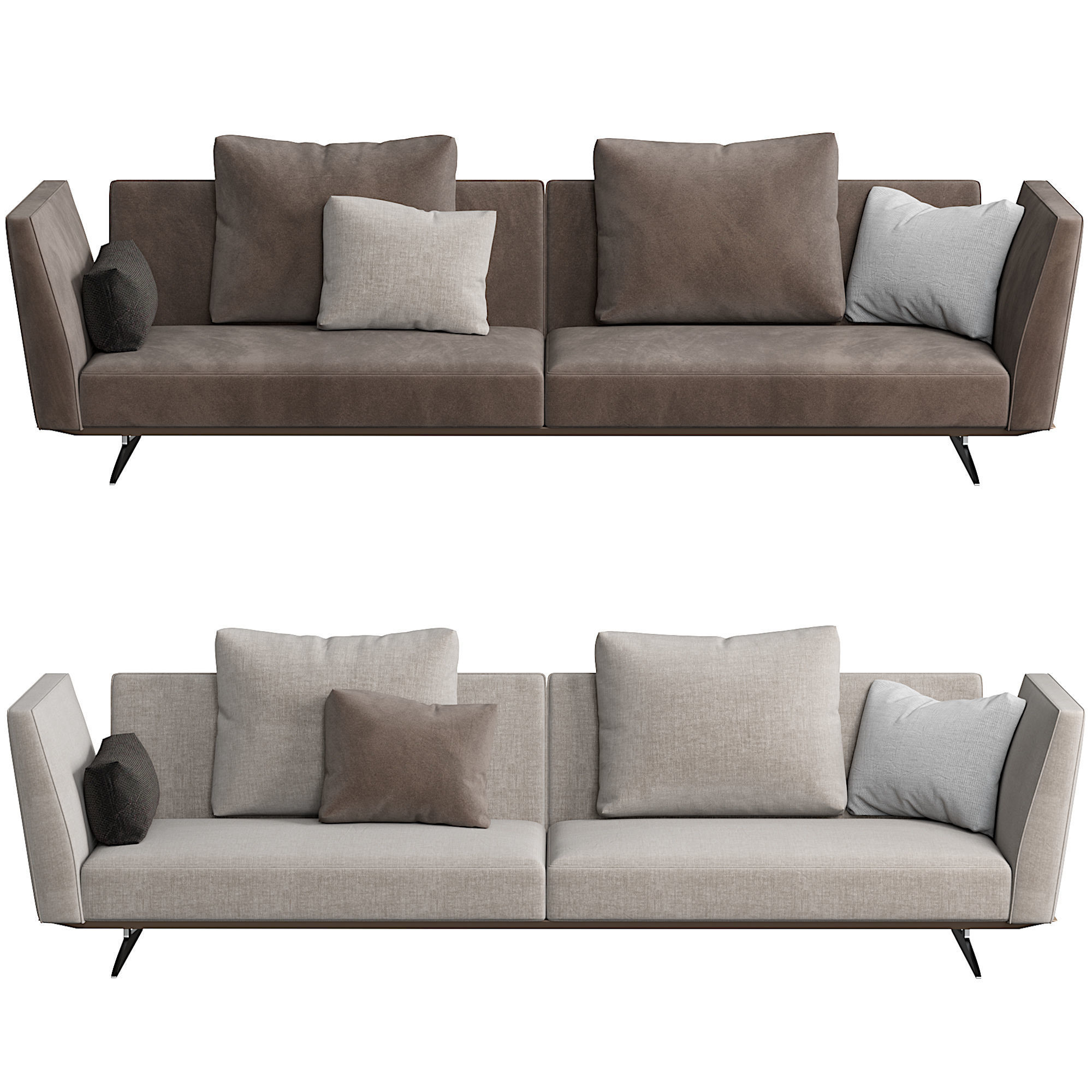 Evergreen sofa by Flexform 3D model | CGTrader