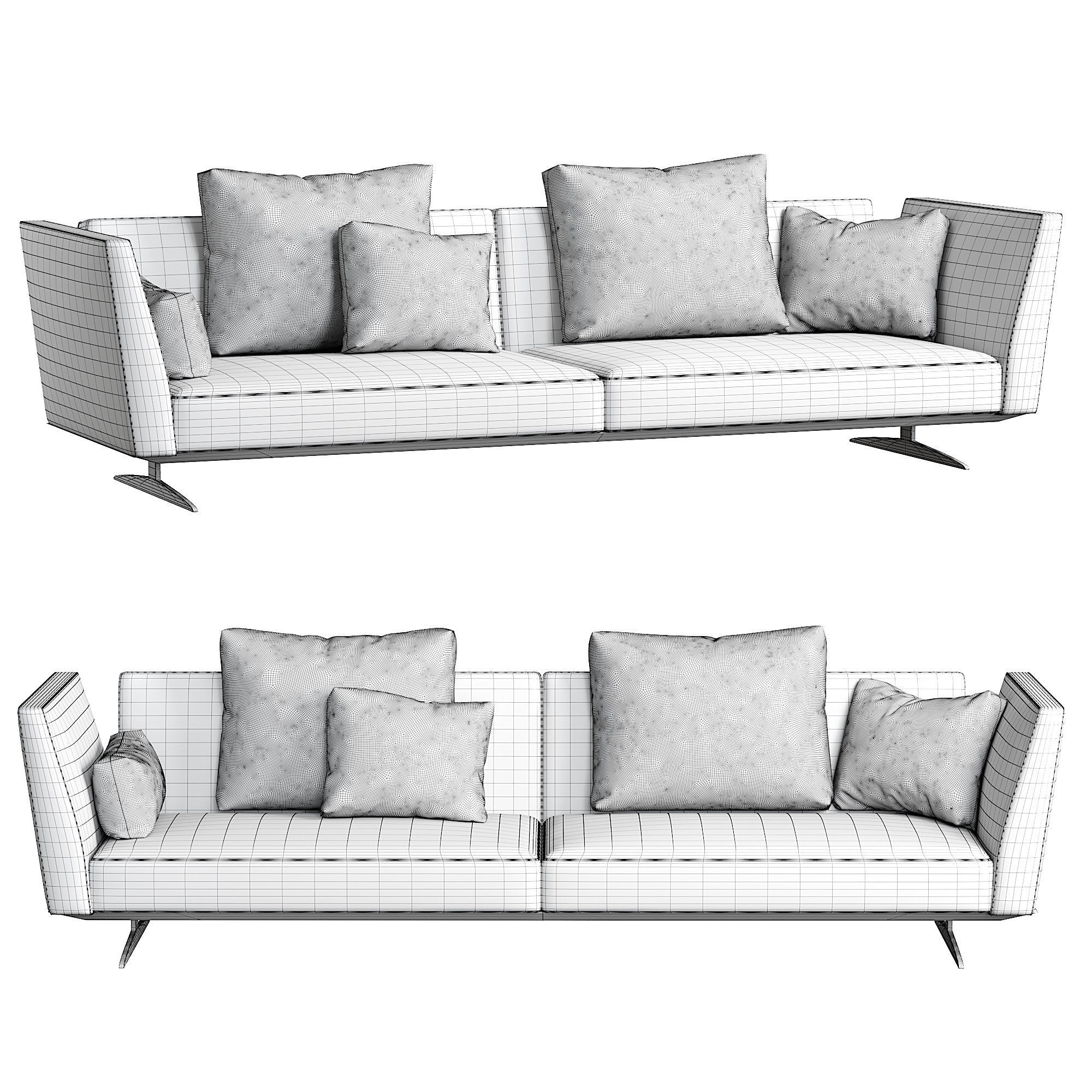 Evergreen sofa by Flexform 3D model | CGTrader