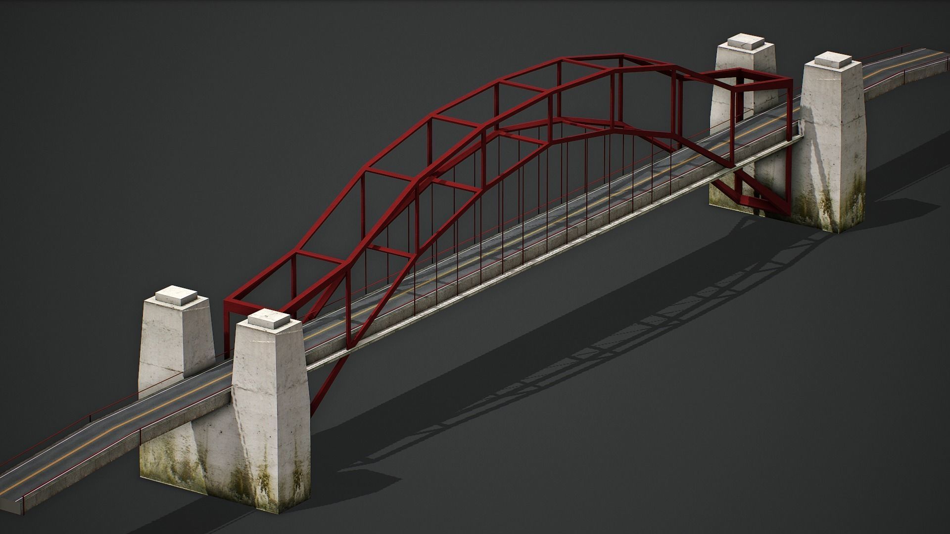 3D model Modern Bridge - Low Poly Game Ready VR / AR / low-poly | CGTrader