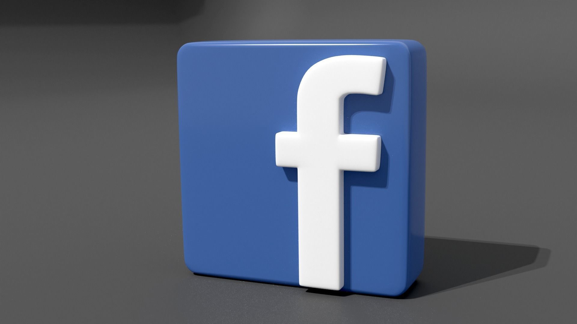 3D model Facebook Logo PBR VR / AR / low-poly | CGTrader