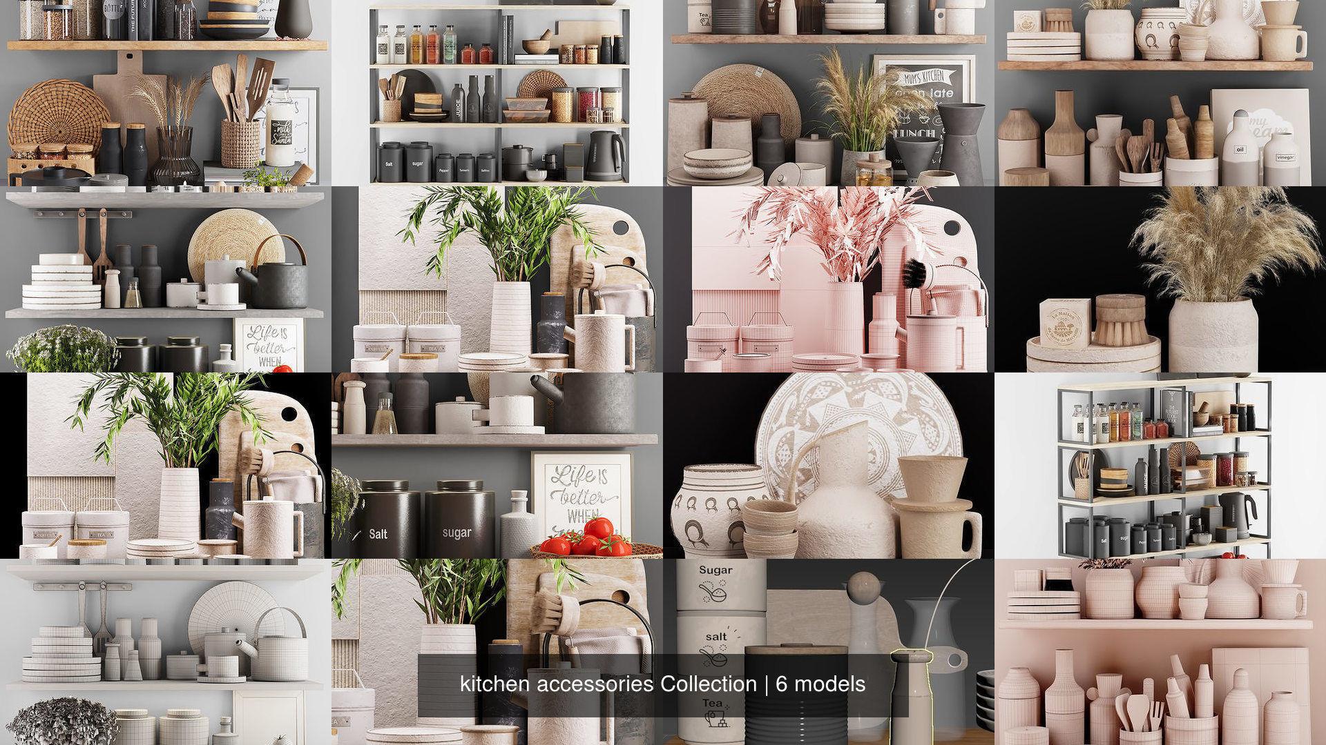 kitchen accessories Collection | CGTrader