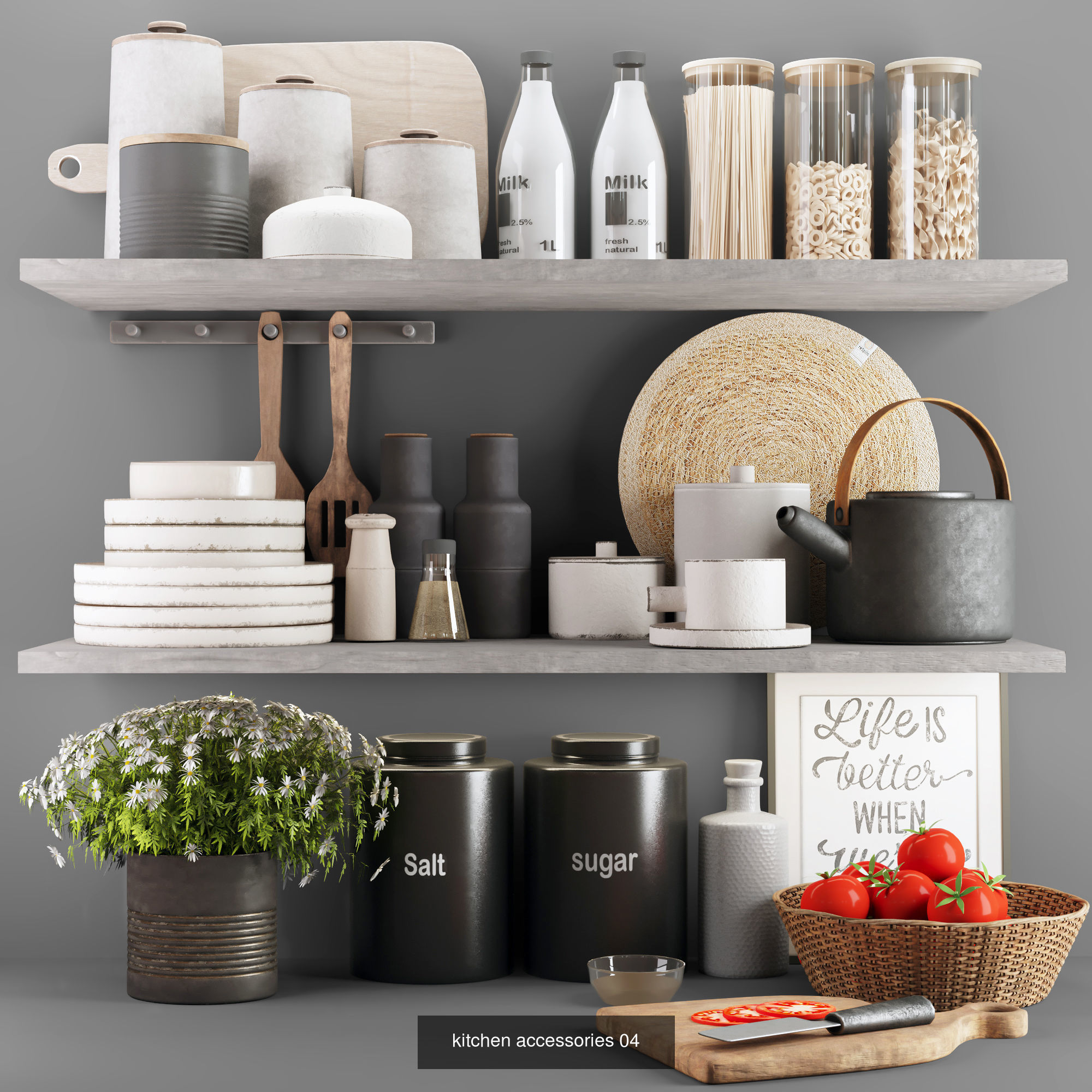 kitchen accessories Collection | CGTrader