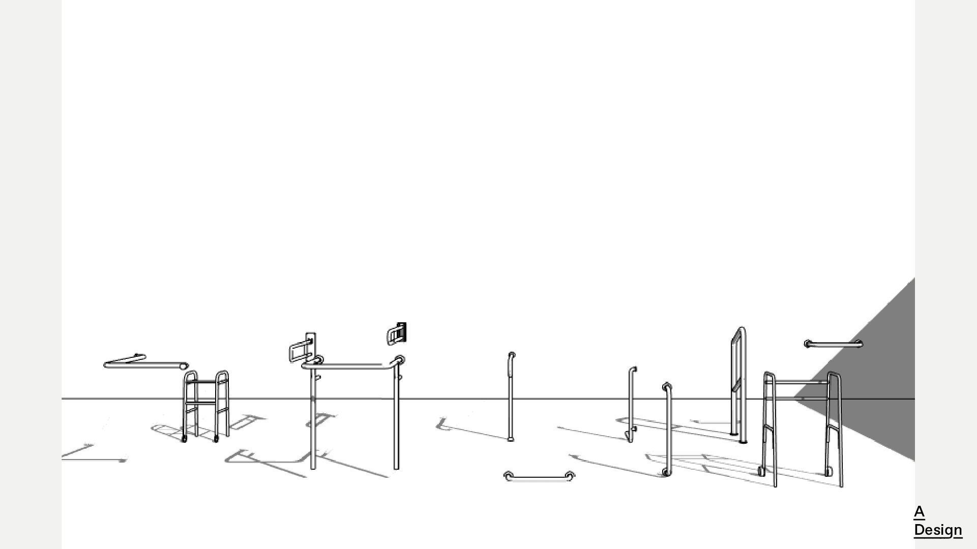 Handrails - Pack of revit families 3D model | CGTrader
