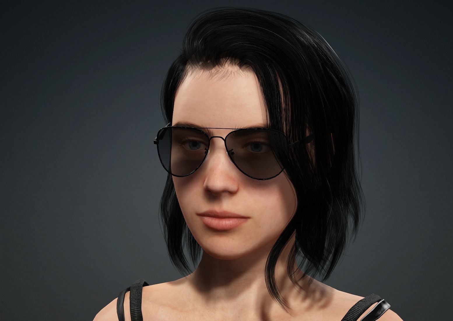 Metal Girl 3D model | CGTrader