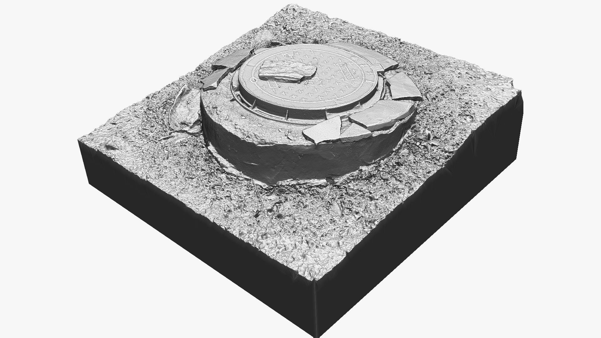 Manhole 3d Scan 3D model | CGTrader