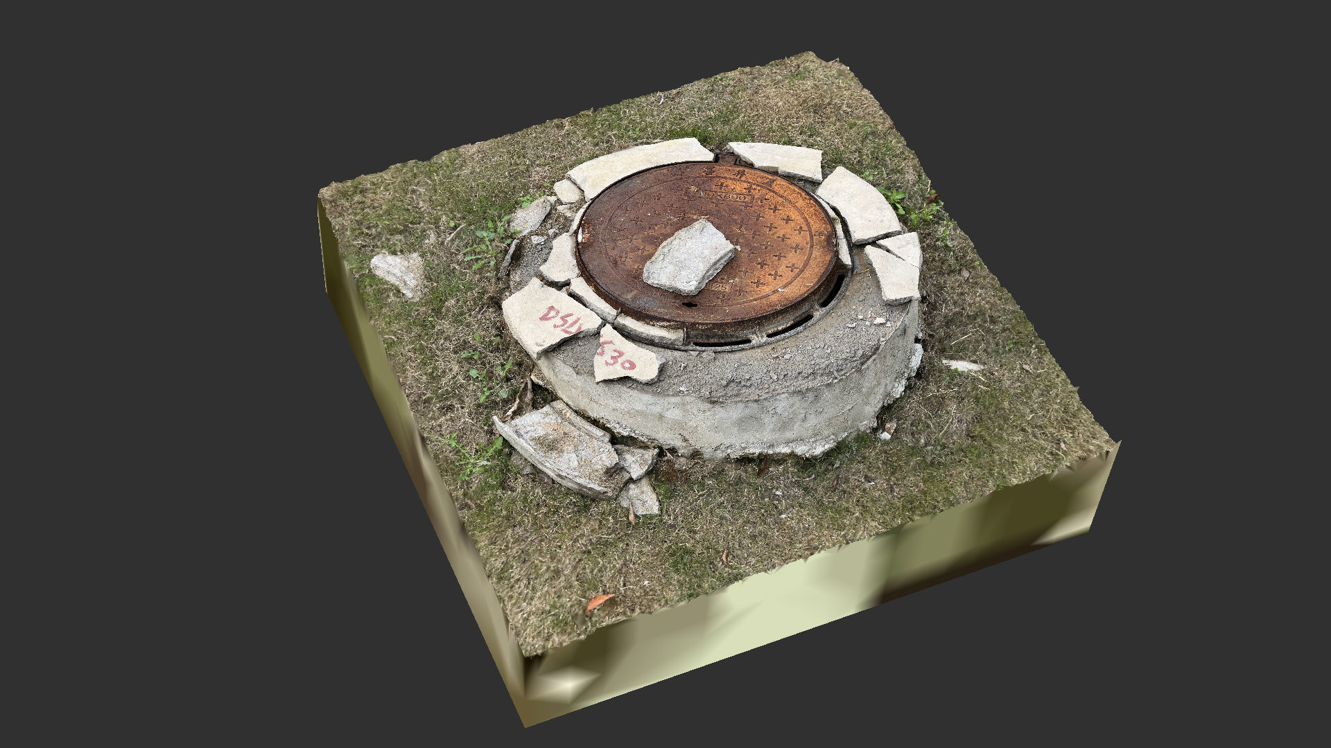 Manhole 3d Scan 3D model | CGTrader