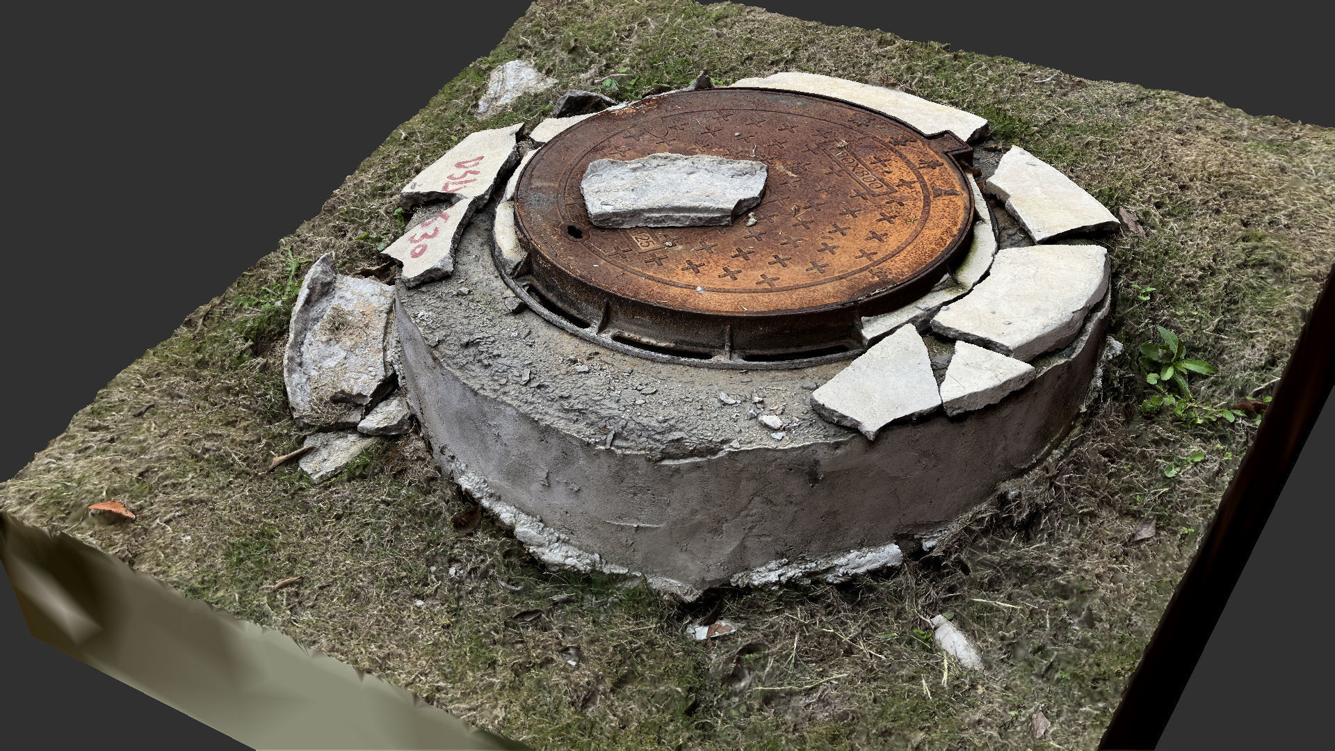 Manhole 3d Scan 3D model | CGTrader