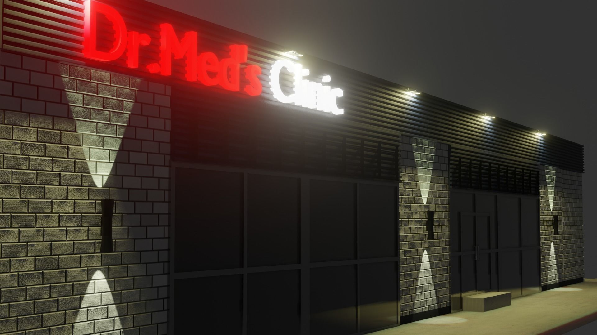 Clinic shop free VR / AR / low-poly 3D model | CGTrader