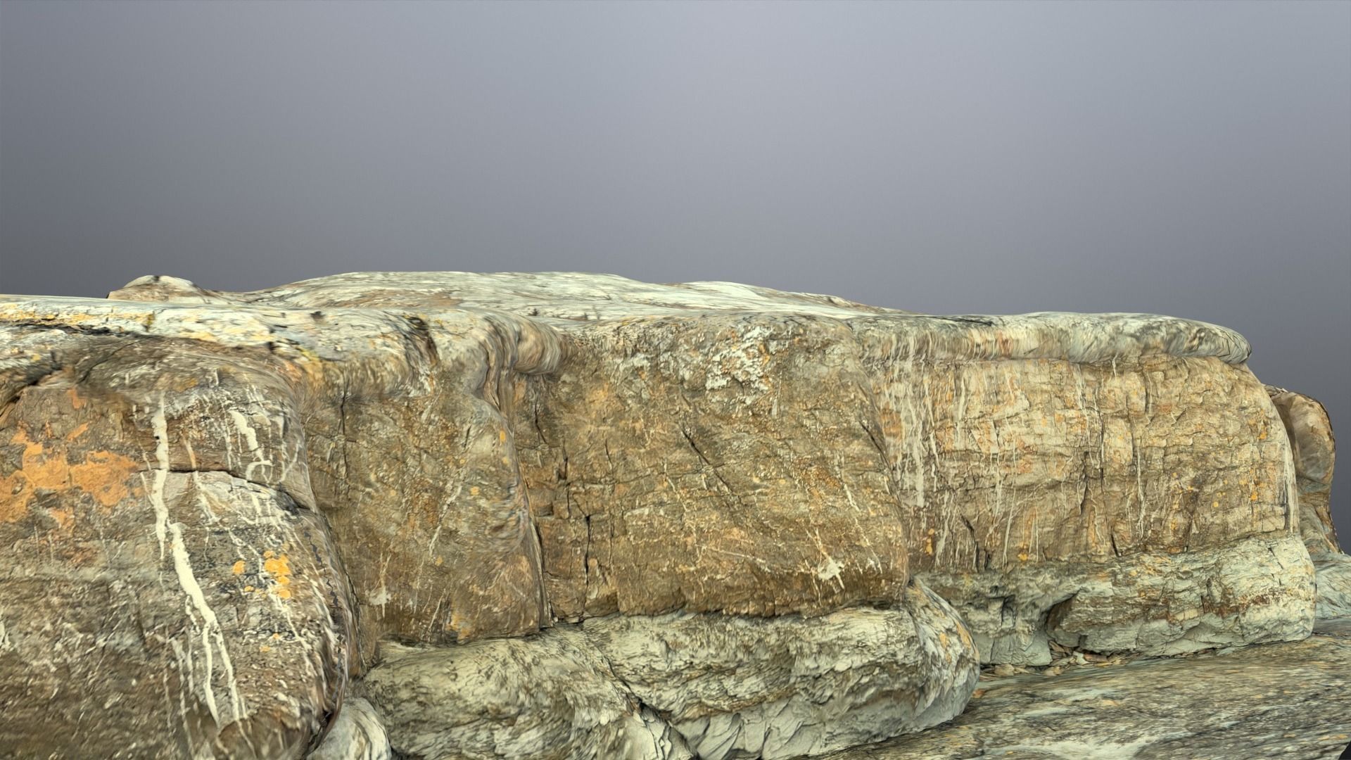 3D model Beach Cliffs VR / AR / low-poly | CGTrader