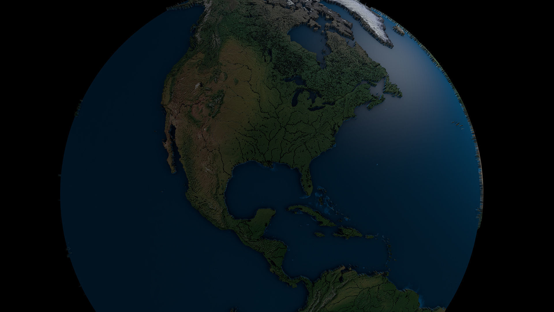 Earth World Globe Map 3D model animated | CGTrader