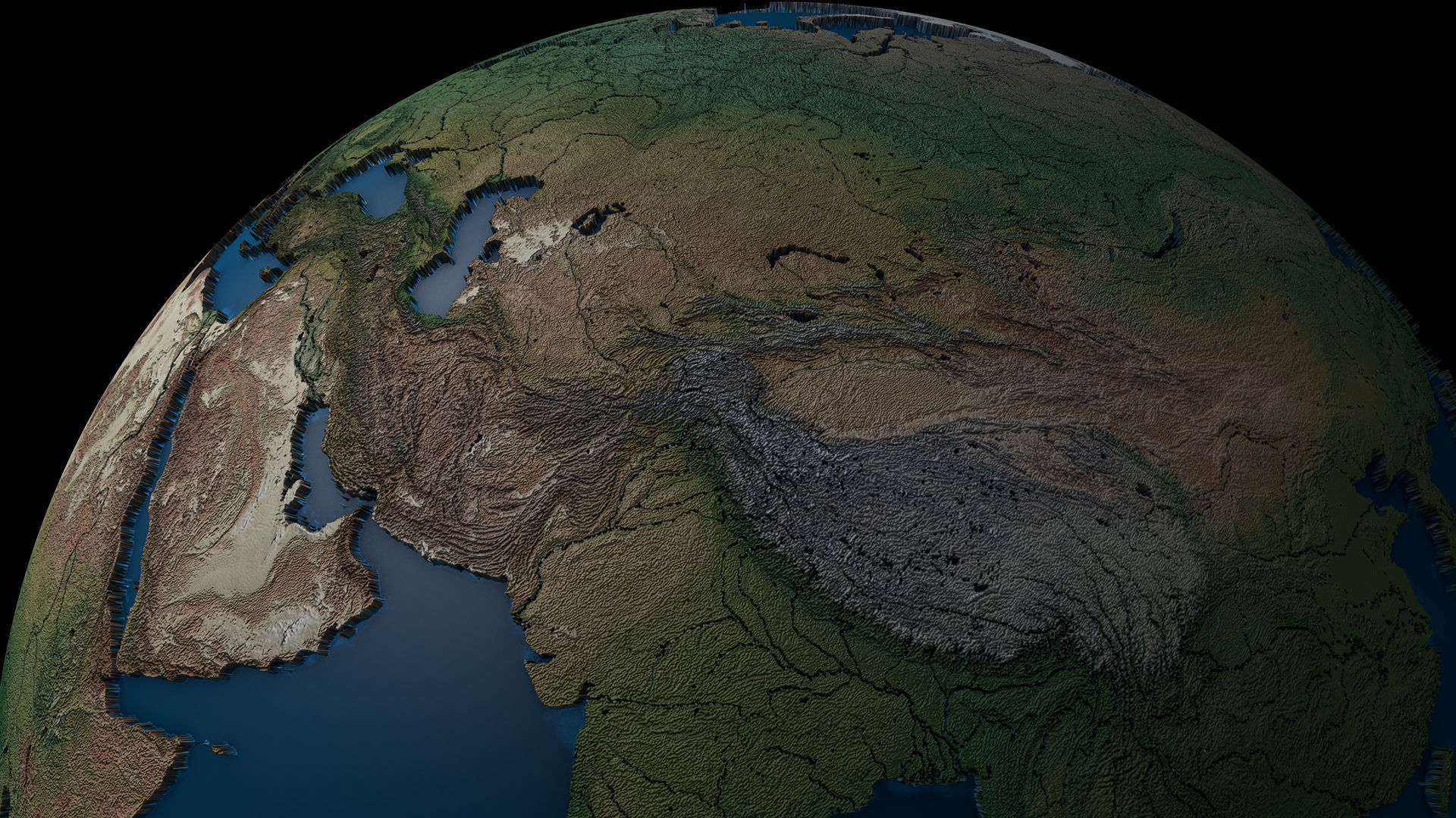 Earth World Globe Map 3D model animated | CGTrader