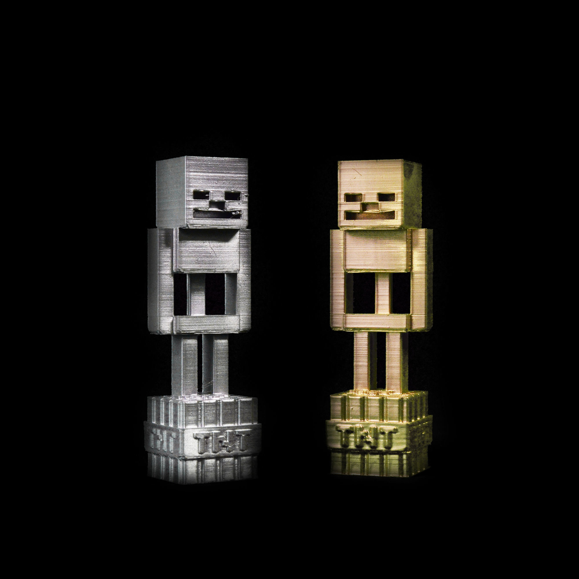 Minecraft Game Characters Chess Set 3D model 3D printable | CGTrader